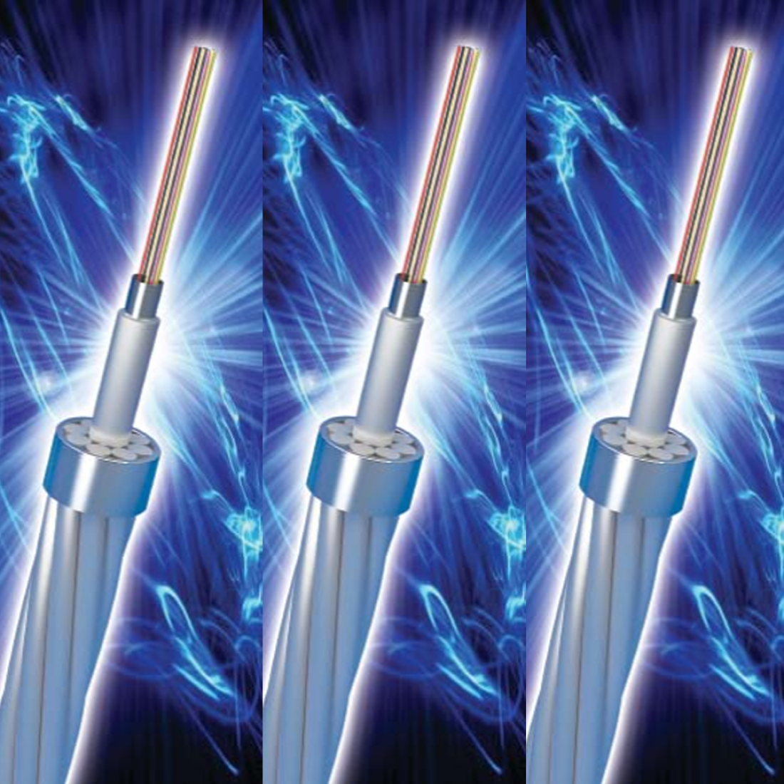 Central Al-covered Stainless Steel Tube OPGW & Comprehensive AlStelTube ...