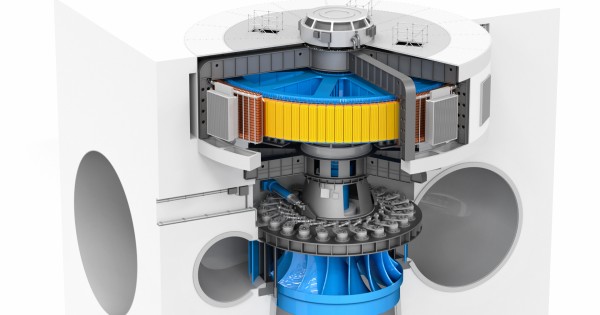 Large Vertical Shaft Francis Hydro Turbine Generator Set 100MW-1000MW ...